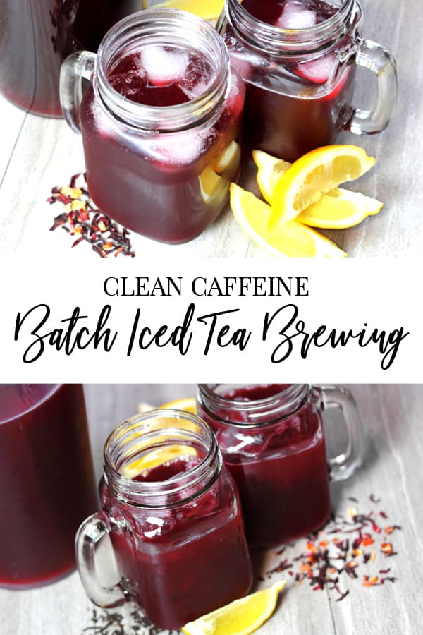 Clean Caffeine Options: Quick and Simple Batch Iced Tea Brewing